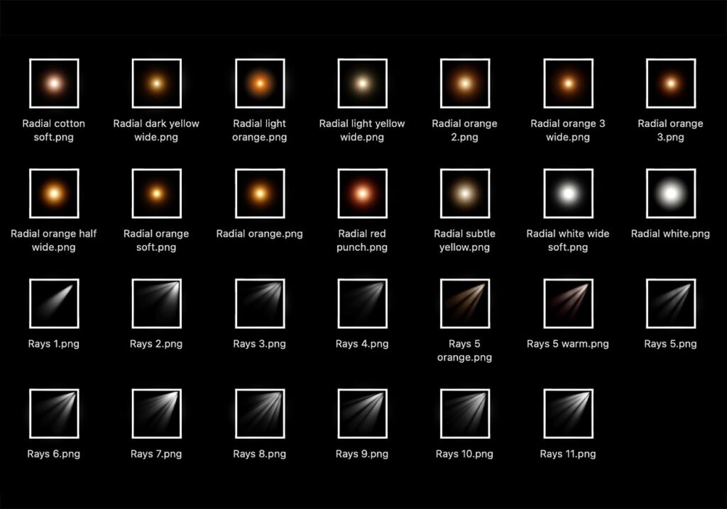 25+ Light Overlays for Photoshop - take your lighting to the next level